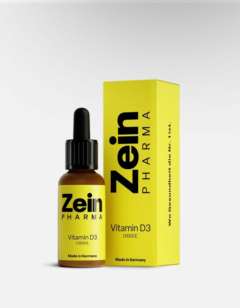 Витамин D3 Zein Pharma, пищевой продукт, для иммунитета, 1000МЕ, 50мл