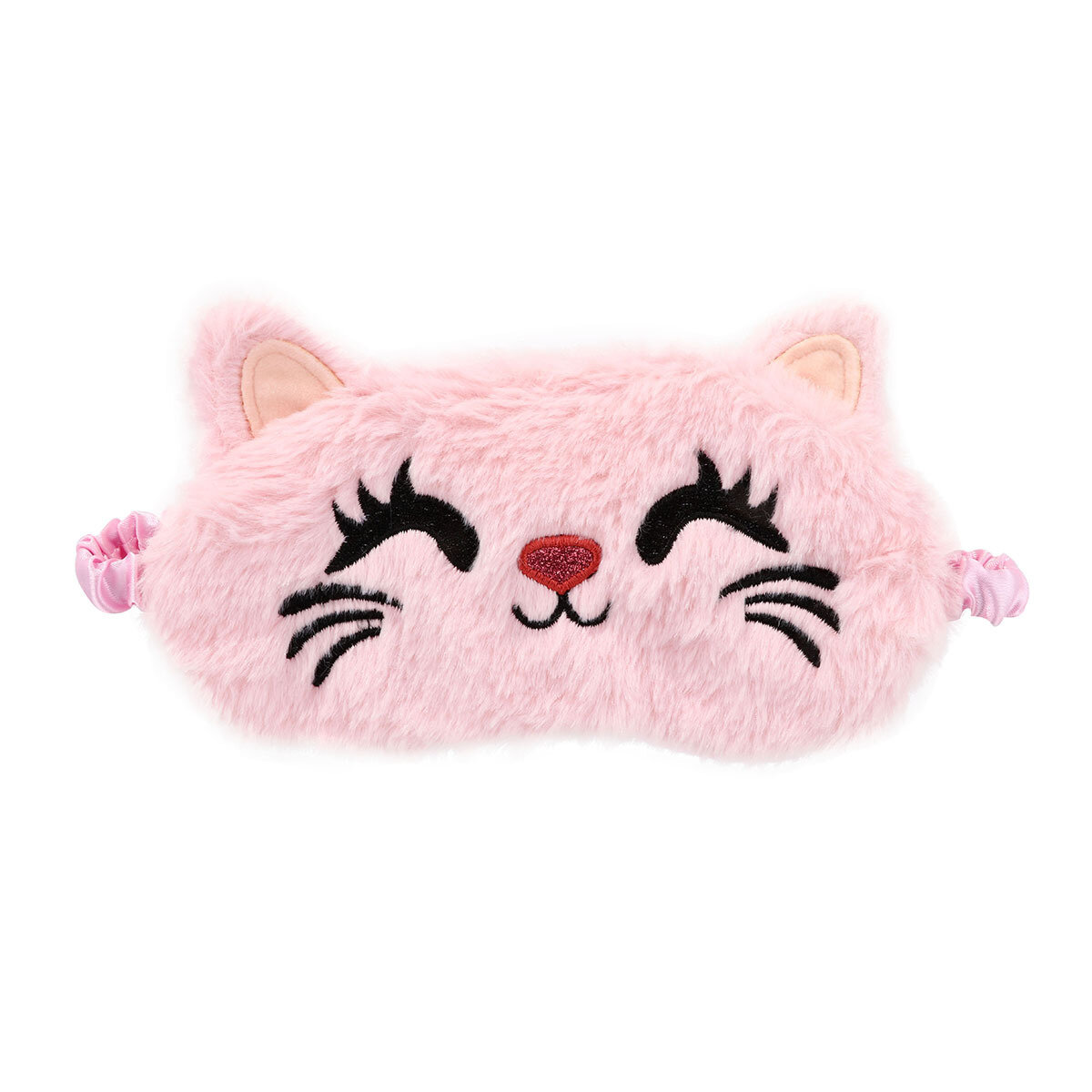 1 шт. Милая маска для сна с изображением кошки, плюшевая мультяшная маска для сна, мягкая повязка на глаза с рисунком мордочки кошки, удобная маска для сна для детей и взрослых, для сна, путешествий и отдыха