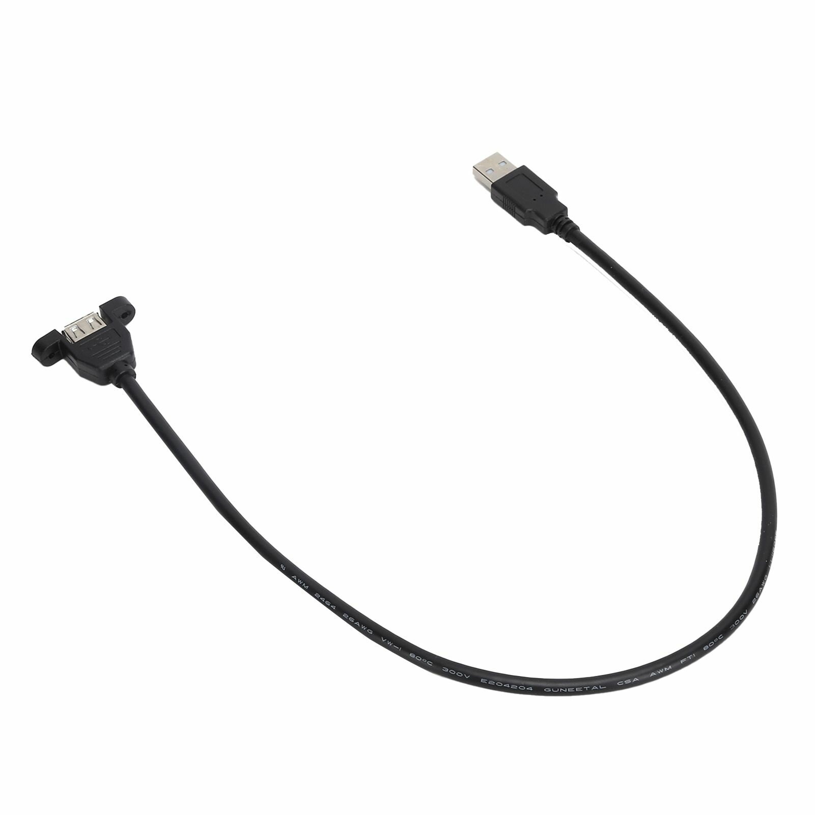 Удлинитель USB2.0 M-F для флешек, HDD, принтеров, 0.3м