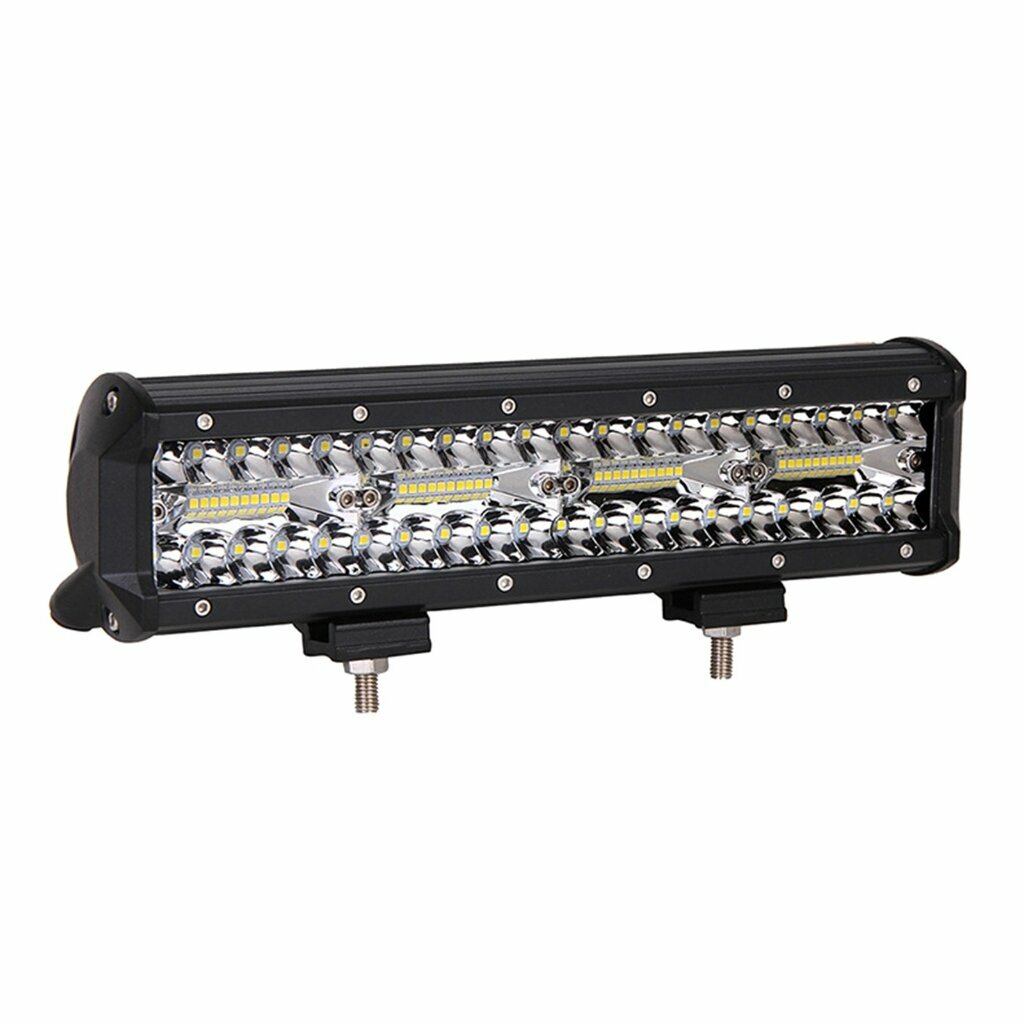 Светодиодная панель рабочего освещения мощностью 240 Вт 12 дюймов для грузовиков и внедорожников с широким углом луча и простой установкой для рыбалки и кемпинга