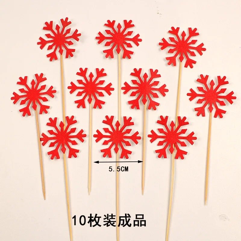 Картонные снежинки для торта SXH