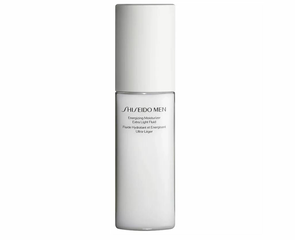 Shiseido Men Energizing Moisturizer Extra Light Fluid Увлажняющий тонизирующий флюид,100мл