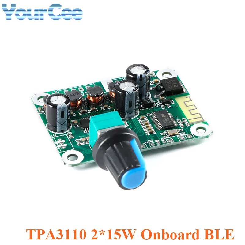 Усилитель TPA3110 15Вт х 2, BLE, цвет 2X15W Onboard