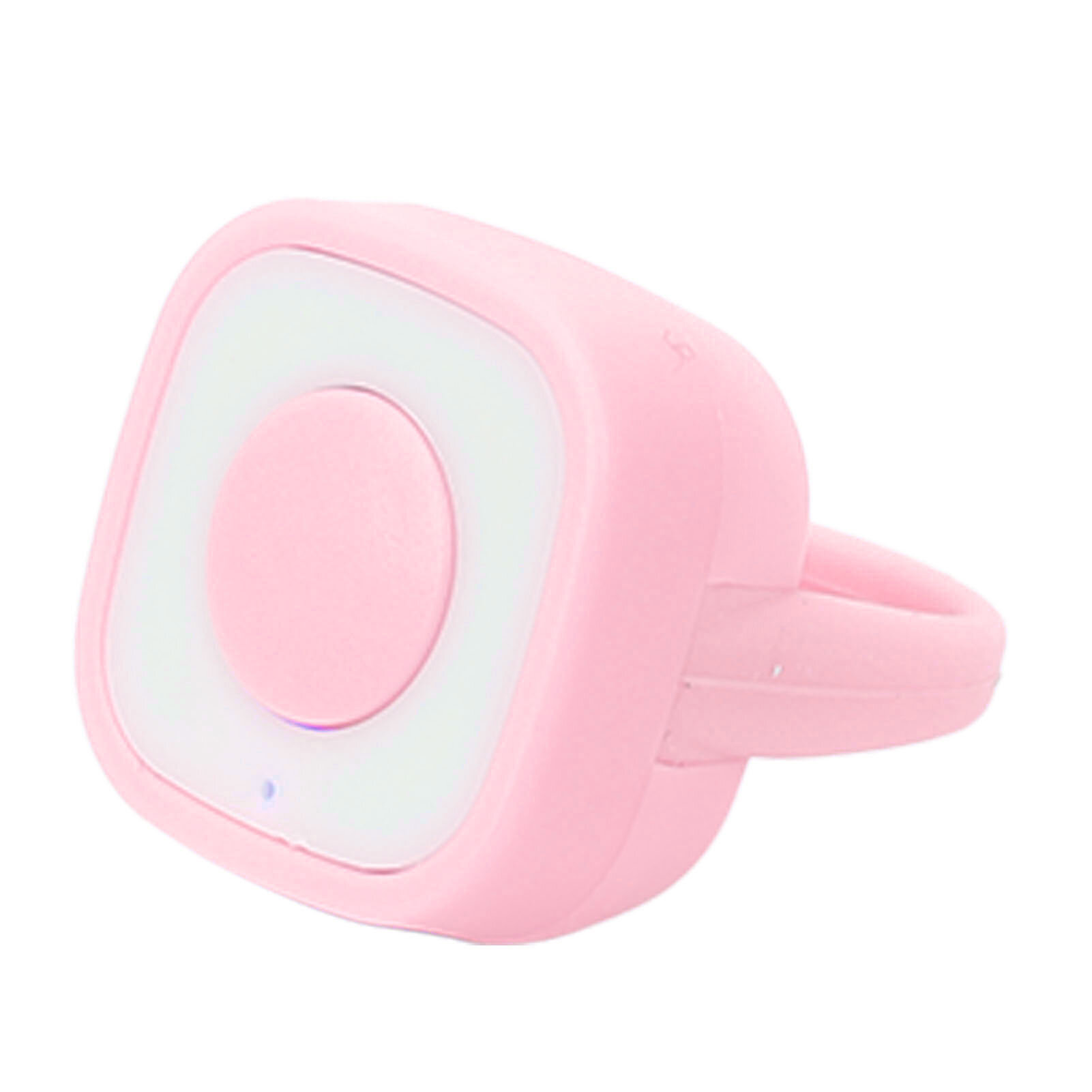 Кольцо с пультом дистанционного управления, перезаряжаемая кнопка Bluetooth на кончике пальца, кнопка-кликер для камеры, кнопка затвора для селфи, розовая