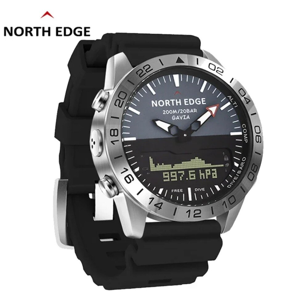 NORTH EDGE GAVIA Business Smart Watch Альтиметр Компас Спортивные Цифровые Часы Водонепроницаемые Умные Часы