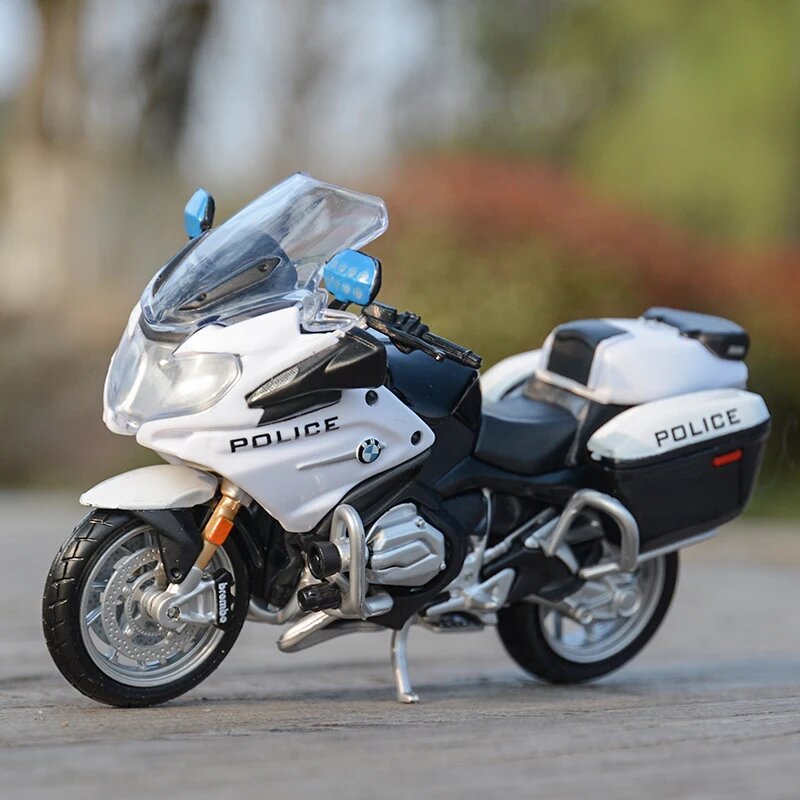 Maisto BMW R1200 RT Police, белый, 1:18