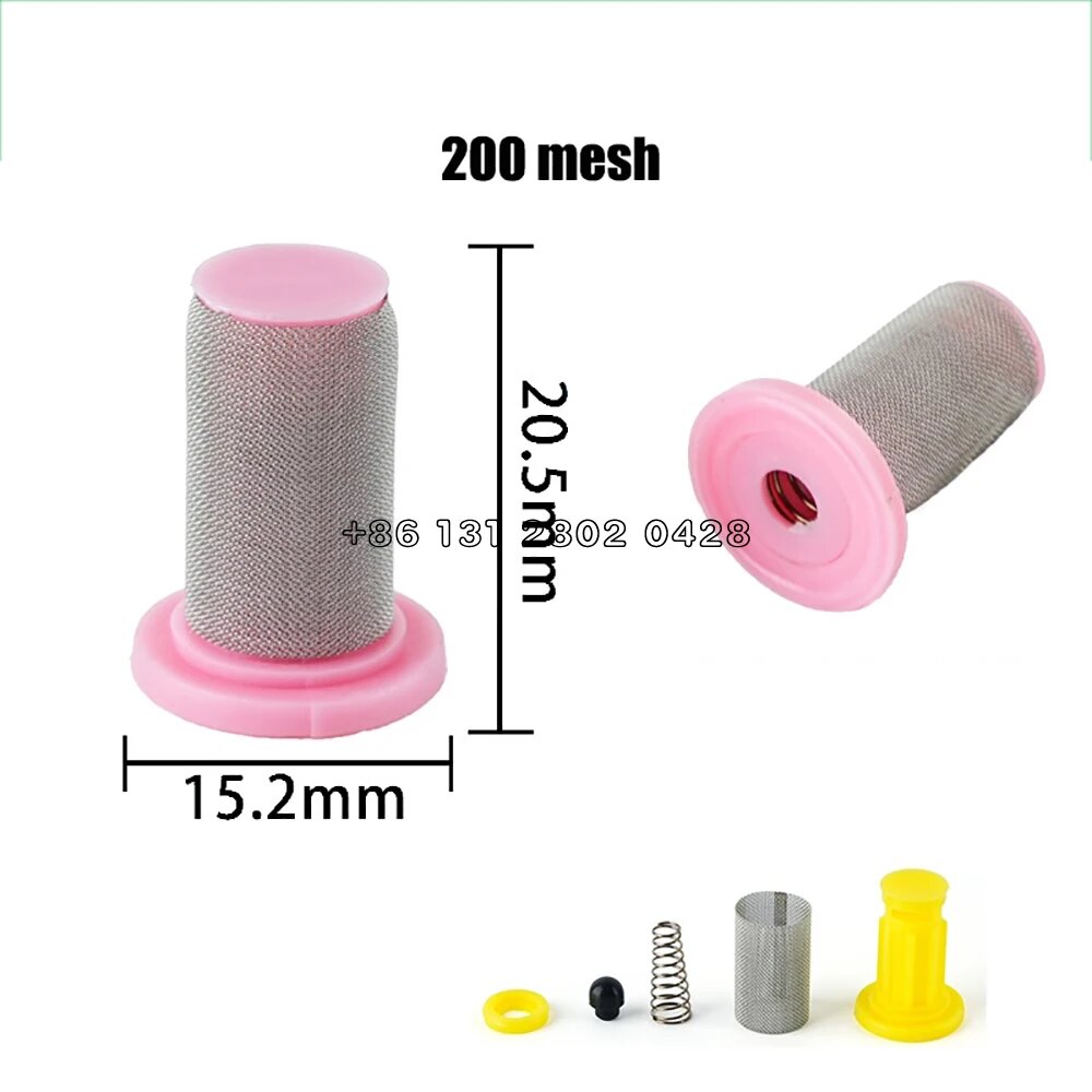 Анти-капельный фильтр для опрыскивателя 20 шт. Розовый, 200 mesh SS antidrip