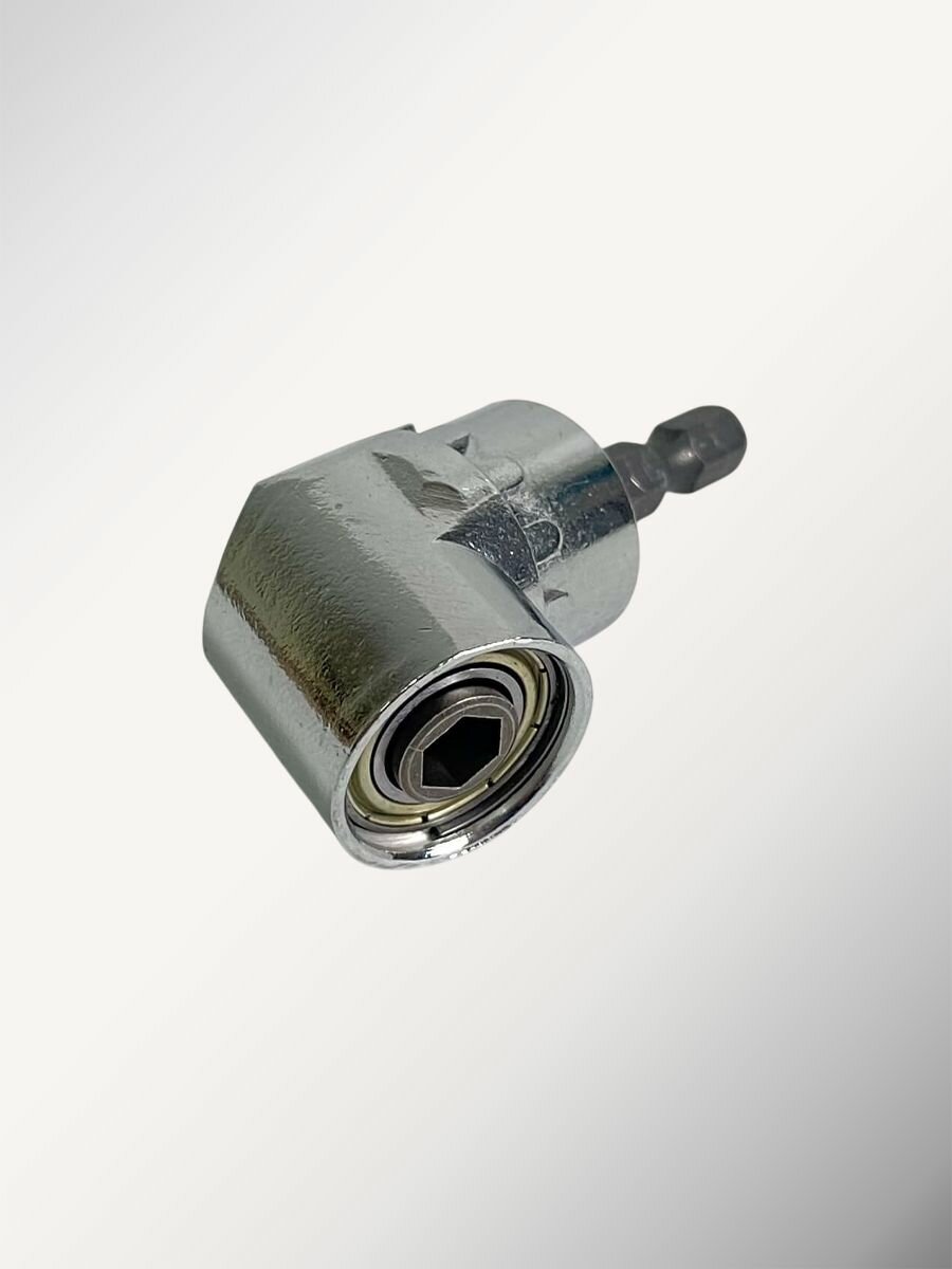 Угловой переходник для шуруповерта и дрели, адаптер для бит 1/4