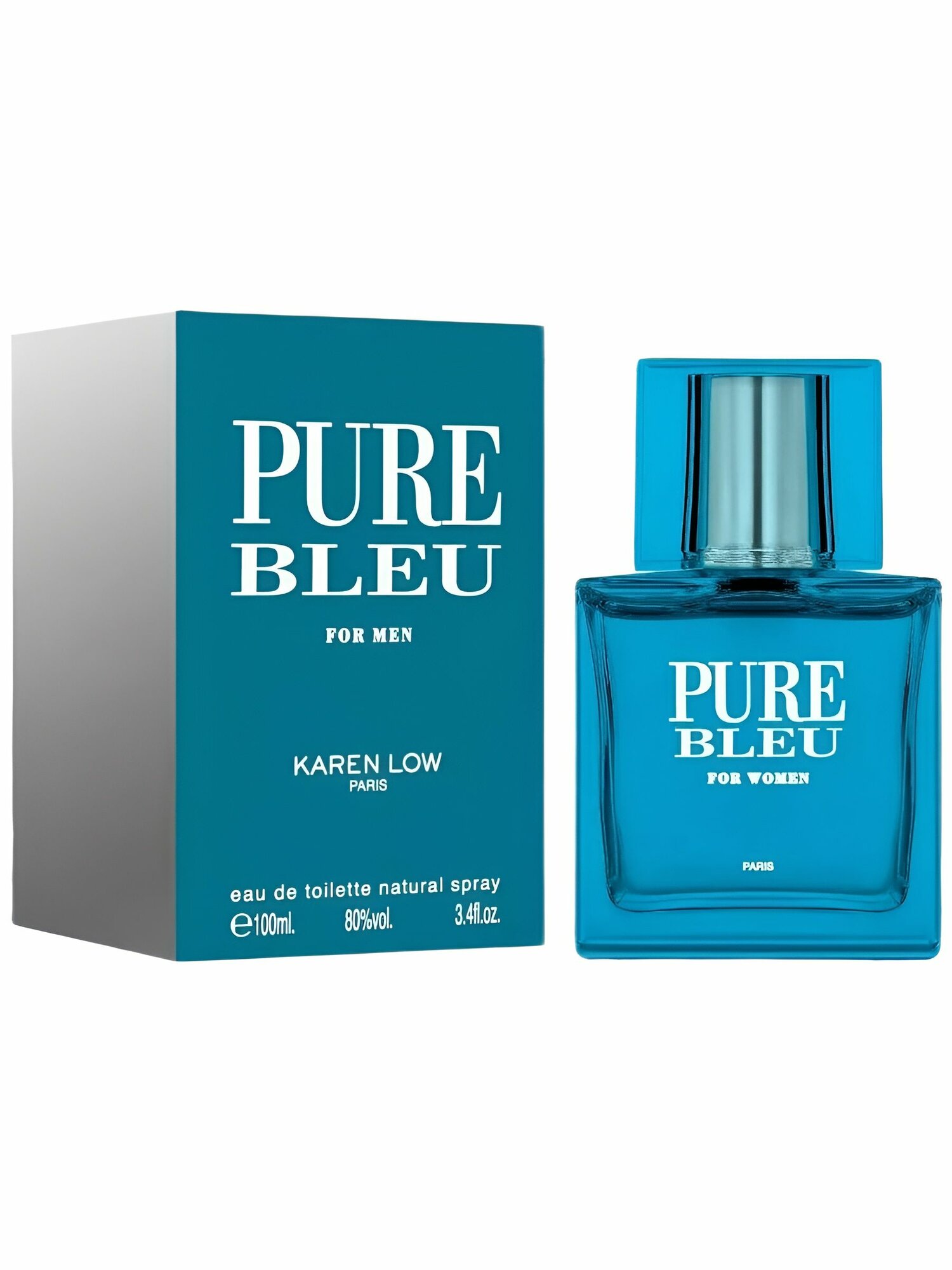 GEPARLYS PARFUMS PARIS, Туалетная вода мужская Pure Bleu, 100мл