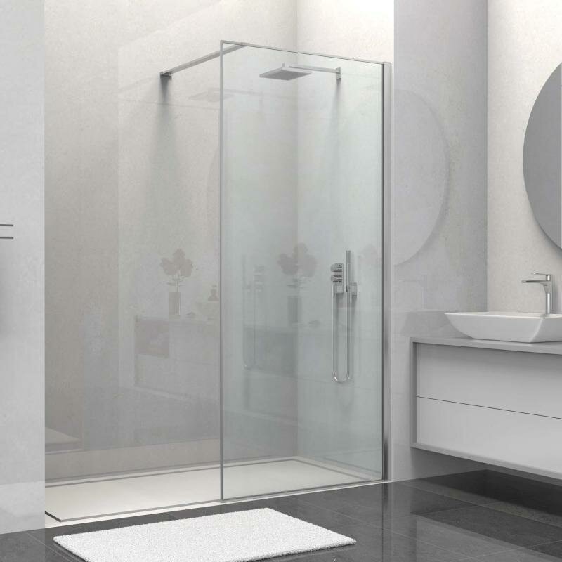 Vincea Душевая перегородка Walk-In VSW-1HS100CL, 1000*2000, хром, стекло прозрачное Vincea