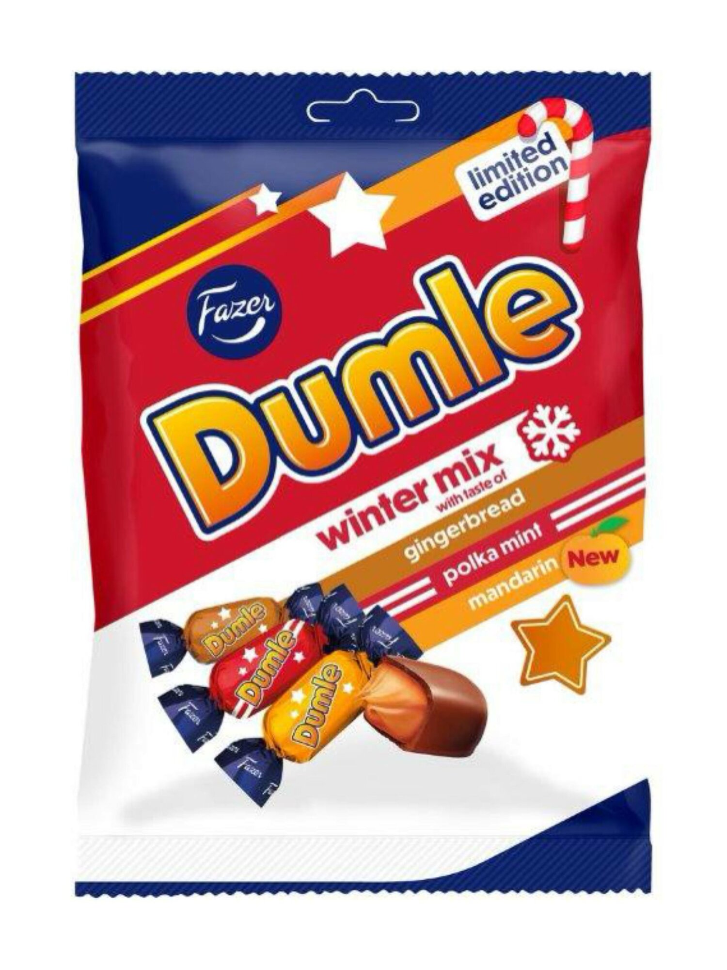 Конфеты Fazer Dumle 3 вкуса микс, 180г