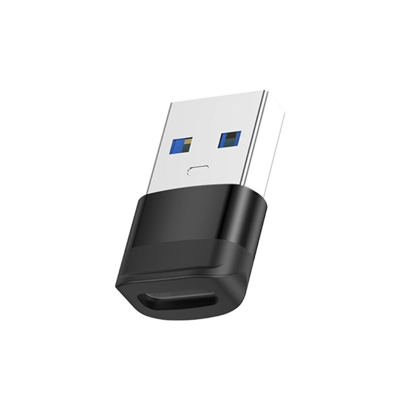 Адаптер для быстрой зарядки и высокоскоростной передачи данных от USB3.0 к TypeC 5A-черный
