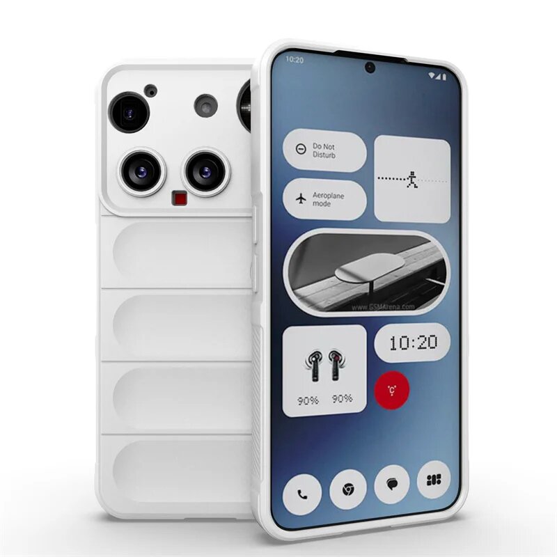 Белый силиконовый чехол для Nothing Phone 3