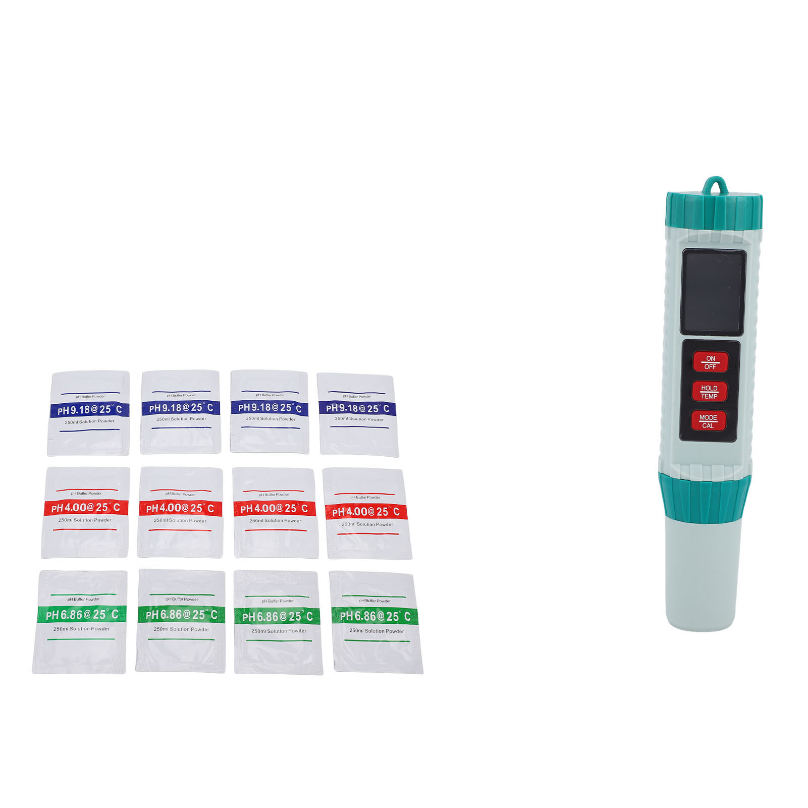 Тестер качества воды 5 в 1: соленость, pH, EC, TDS, температура, портативный цифровой измеритель для аквакультуры и лаборатории.