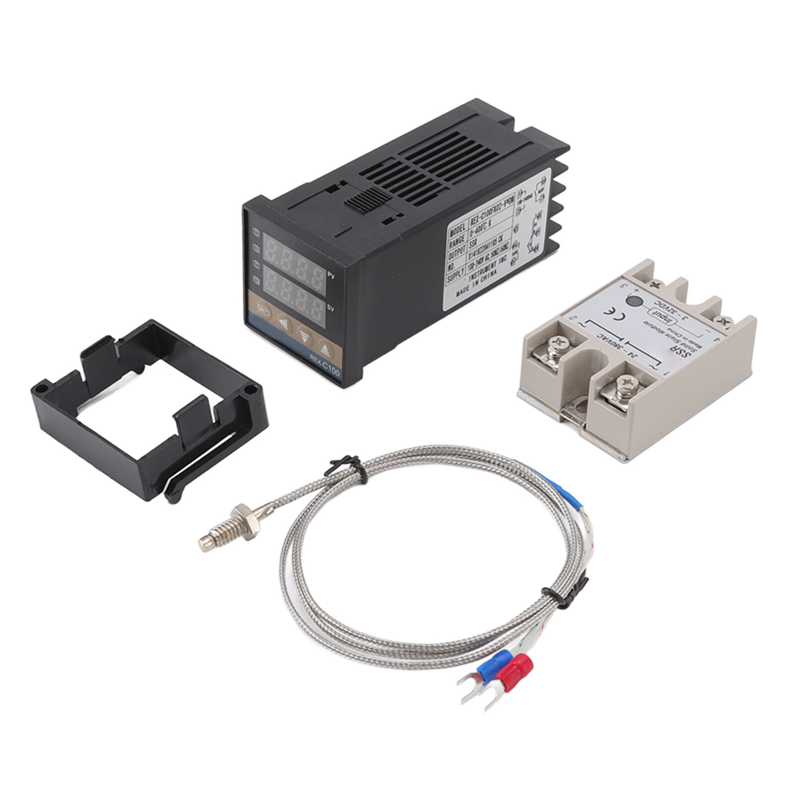 Цифровой ПИД-термостат с быстродействующим светодиодным регулятором температуры для курятника, релейный модуль датчика температуры 25А
