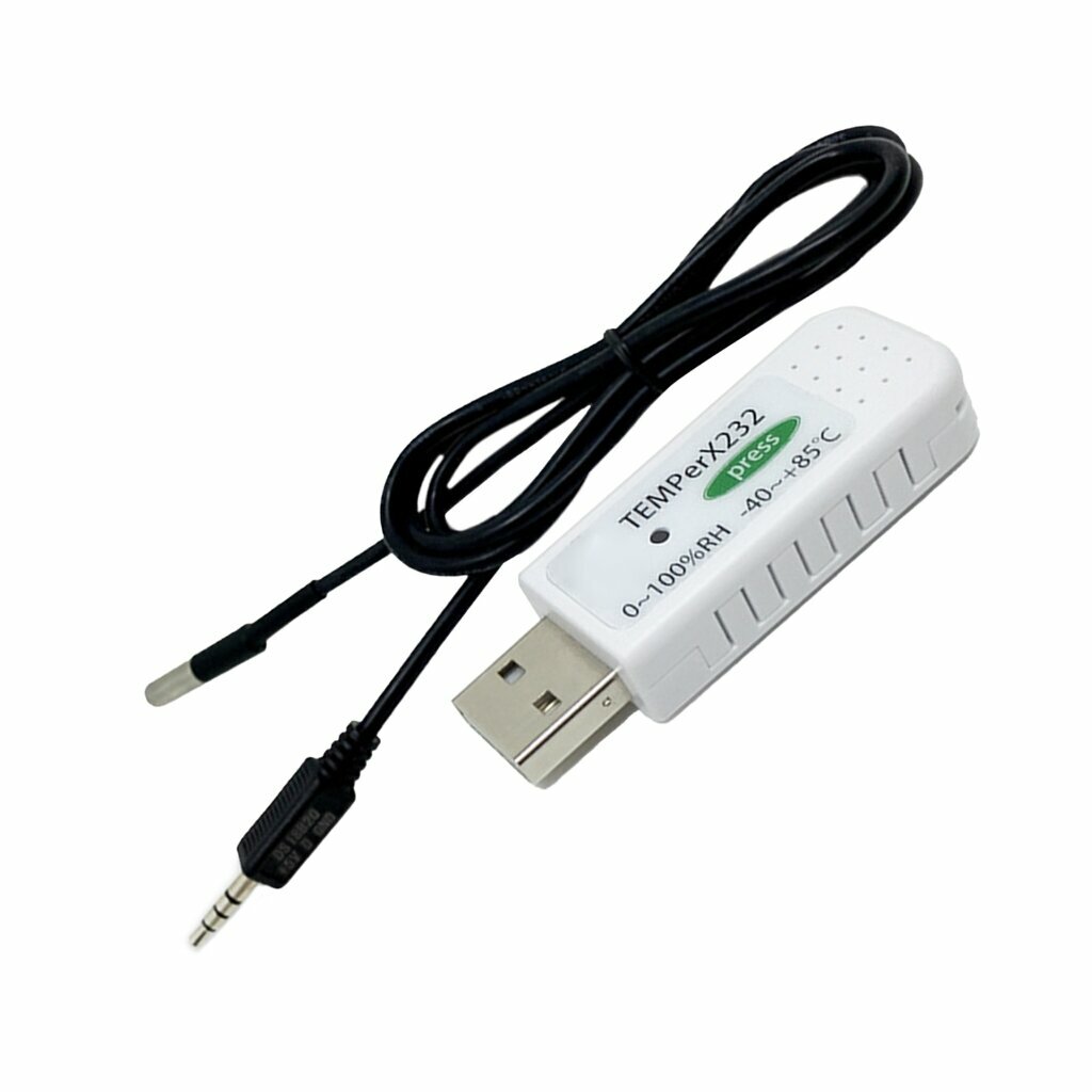 Термометр и гигрометр, USB-термометр и гигрометр TMPerX232 D