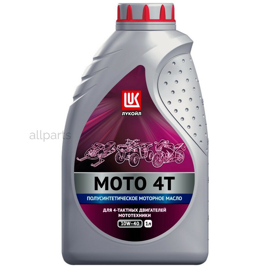 LUKOIL 1595329 ЛУКОЙЛ мото 4Т (1L) масло моторное! (минер.) для 4-х тактных двигателей\ API SL , JASO MA2