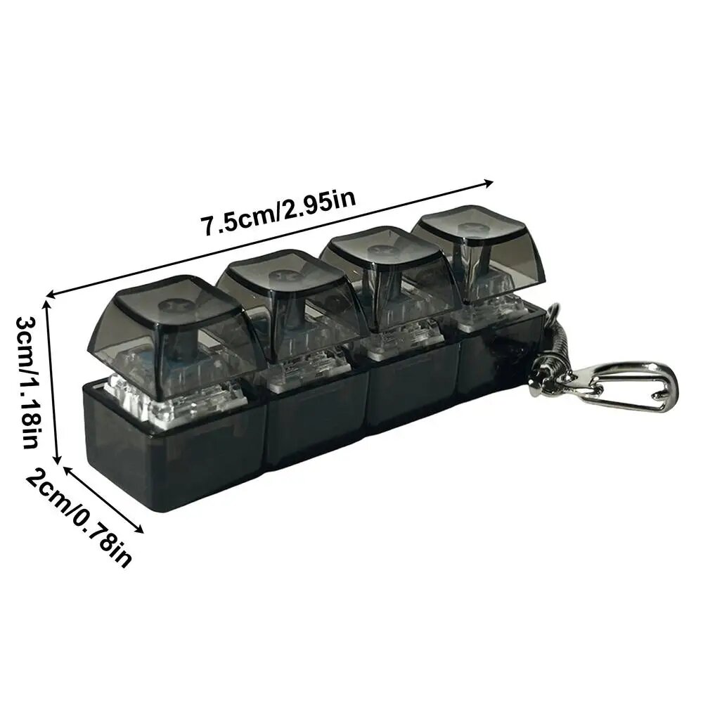 Светящийся брелок-клавиатура Keyboard Fidget