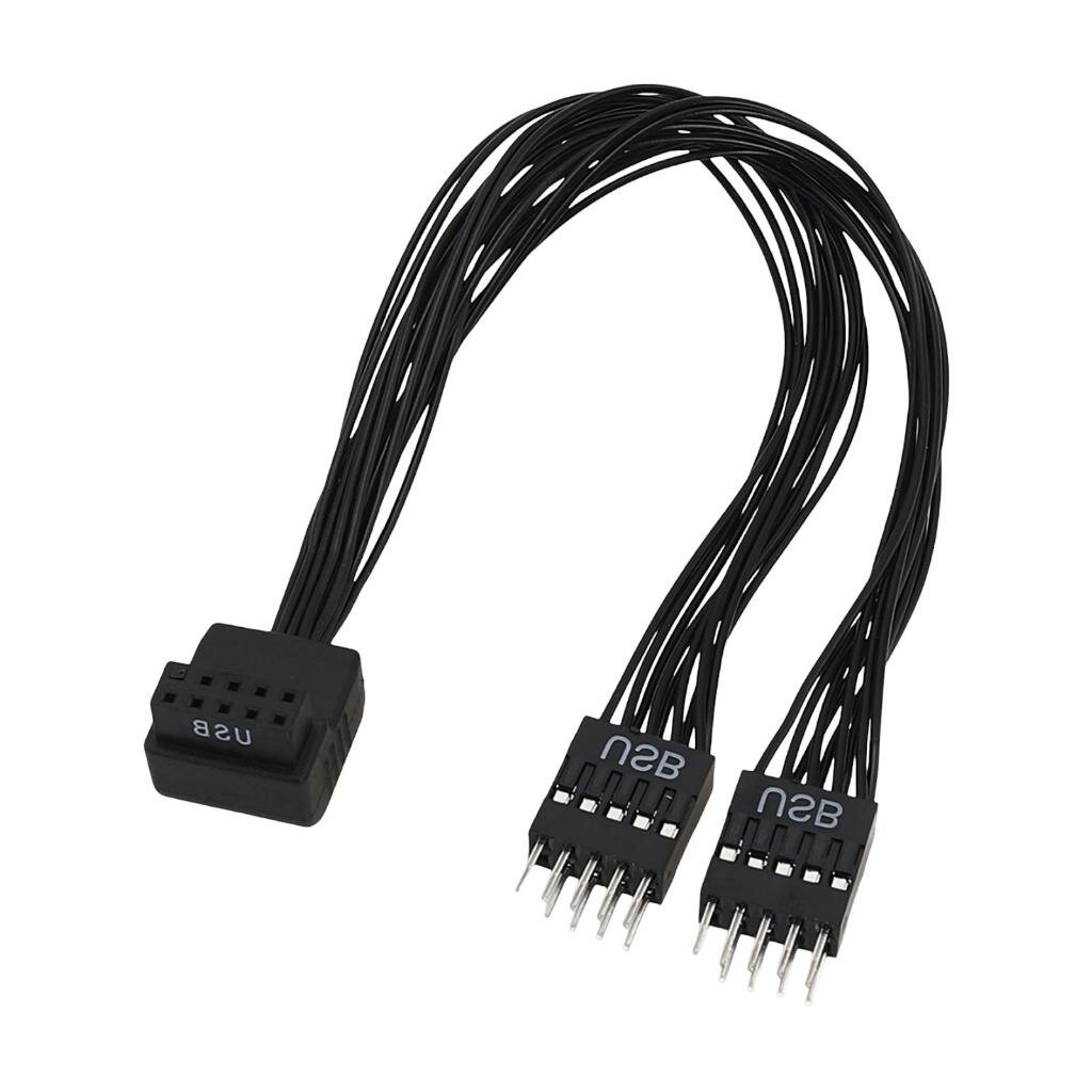 Разъём USB для материнской платы под углом 9 пинов