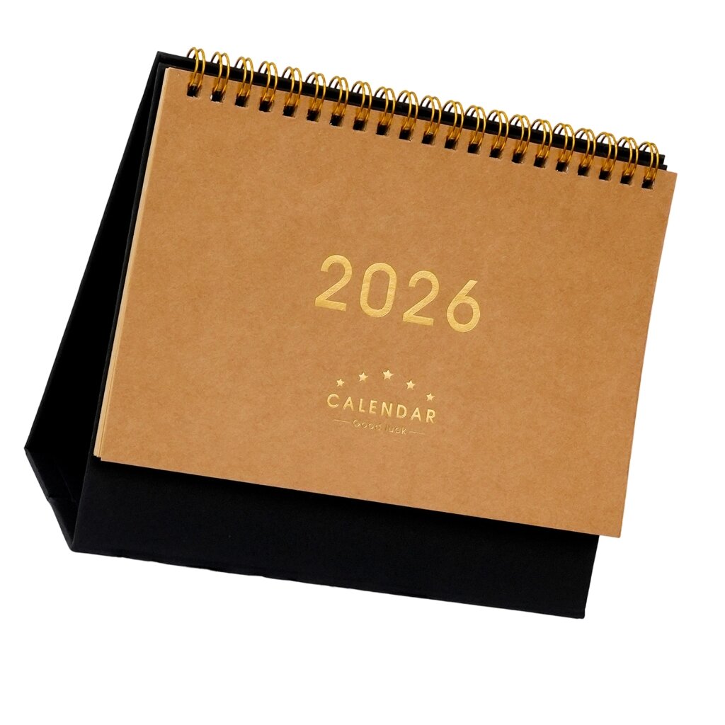 Ежемесячный календарь на 2026 год, Карманный календарь, Креативный ежедневник для украшения рабочего стола, Портативный маленький настольный органайзер