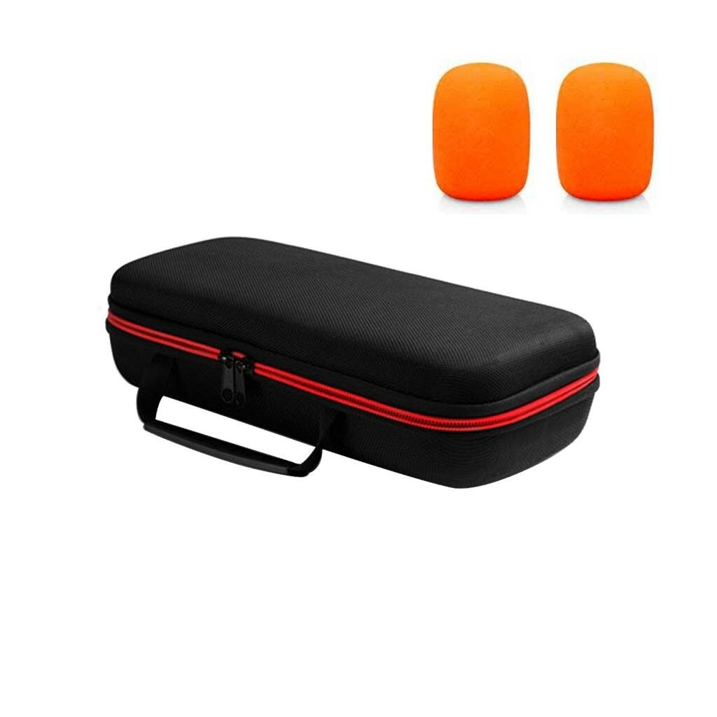 Чехол для 2-х радиомикрофонов в боксе EVA, оранжевый цвет