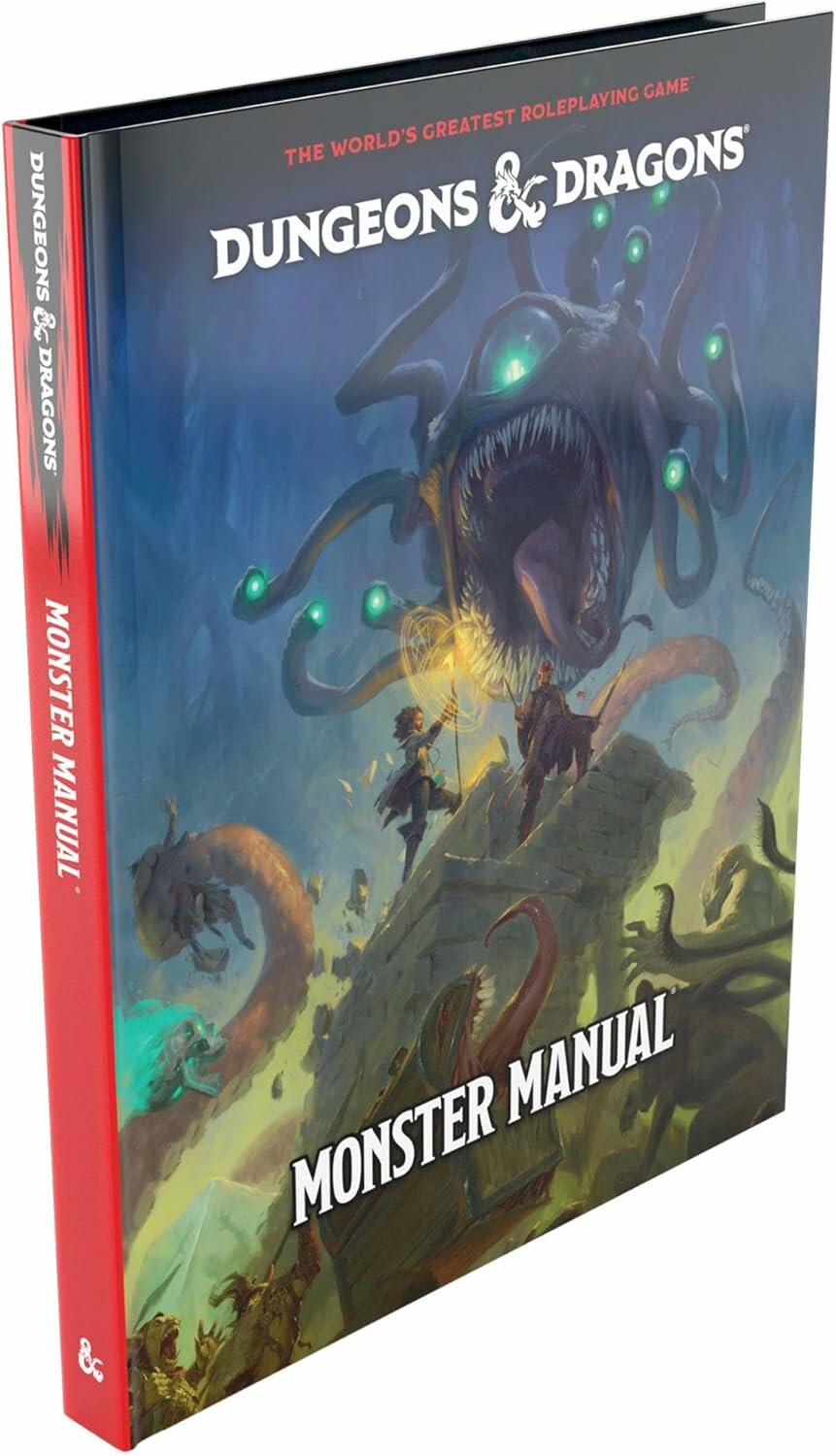 Настольная ролевая игра Dungeons and Dragons: книга правил Monster Manual 2024 на английском языке