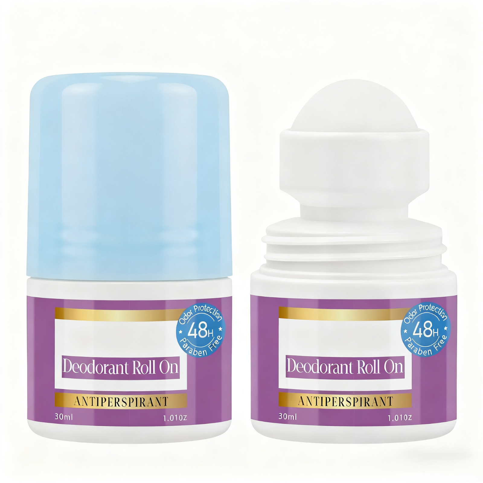 Антиперспирант для ног в виде подвижного шара портативный, антиперспирантная роса, антиперспирантный камень, 48 ч, не оставляет разводов, свежий и сухой, 30мл / 1.01 унции, 5 ароматов, дезодорант, парфюмная функция