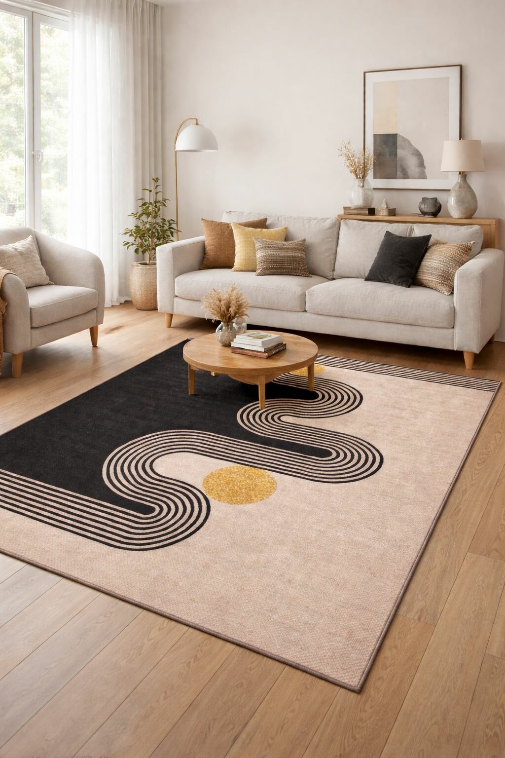 Ковер палас на пол настенный размер: 1,5х2,0 м (150 х 200 см) безворсовый в спальню гостиную на кухню на стену соверменный