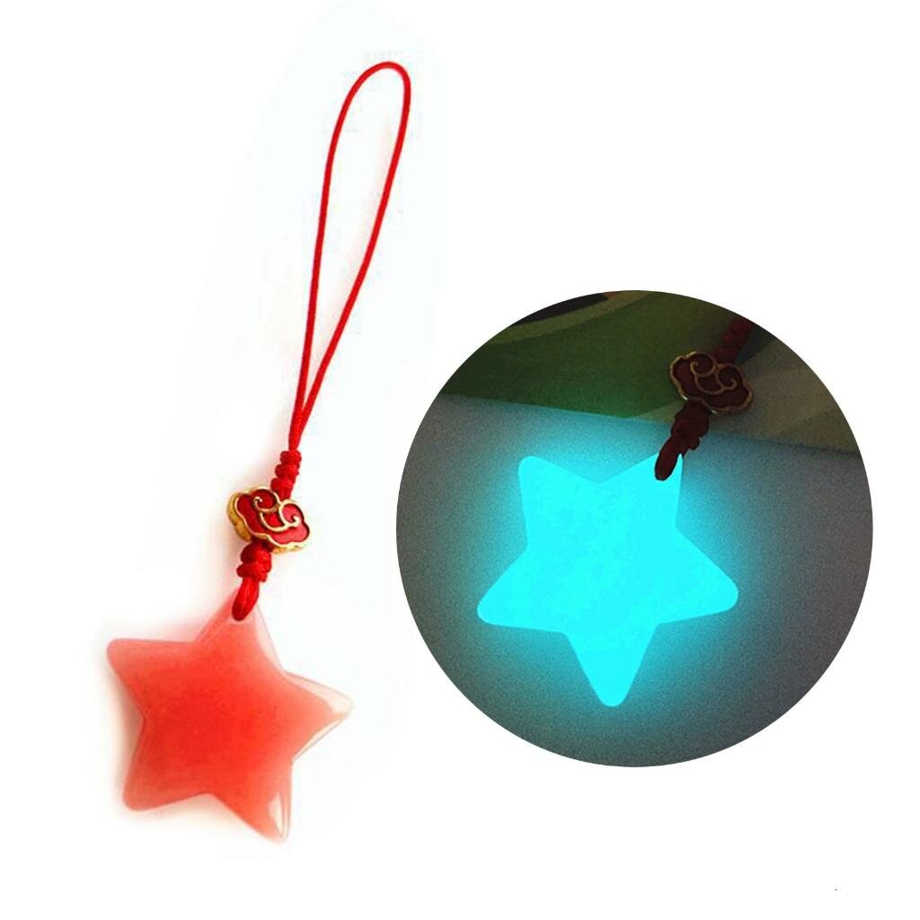 Брелок, Светящаяся цепочка для мобильного телефона Guardian Star-красная