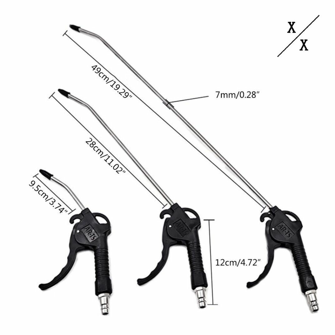 Эксклюзивный комплект из трех пневматических пистолетов YGCJ0801 для высокоэффективного распыления мелкодисперсных частиц под большим давлением