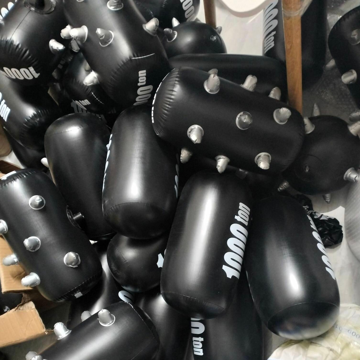 Детская надувная игрушка-палка, тысячетонный молот, надувной молот с жесткой рукояткой, молот-метеор, большая палка.