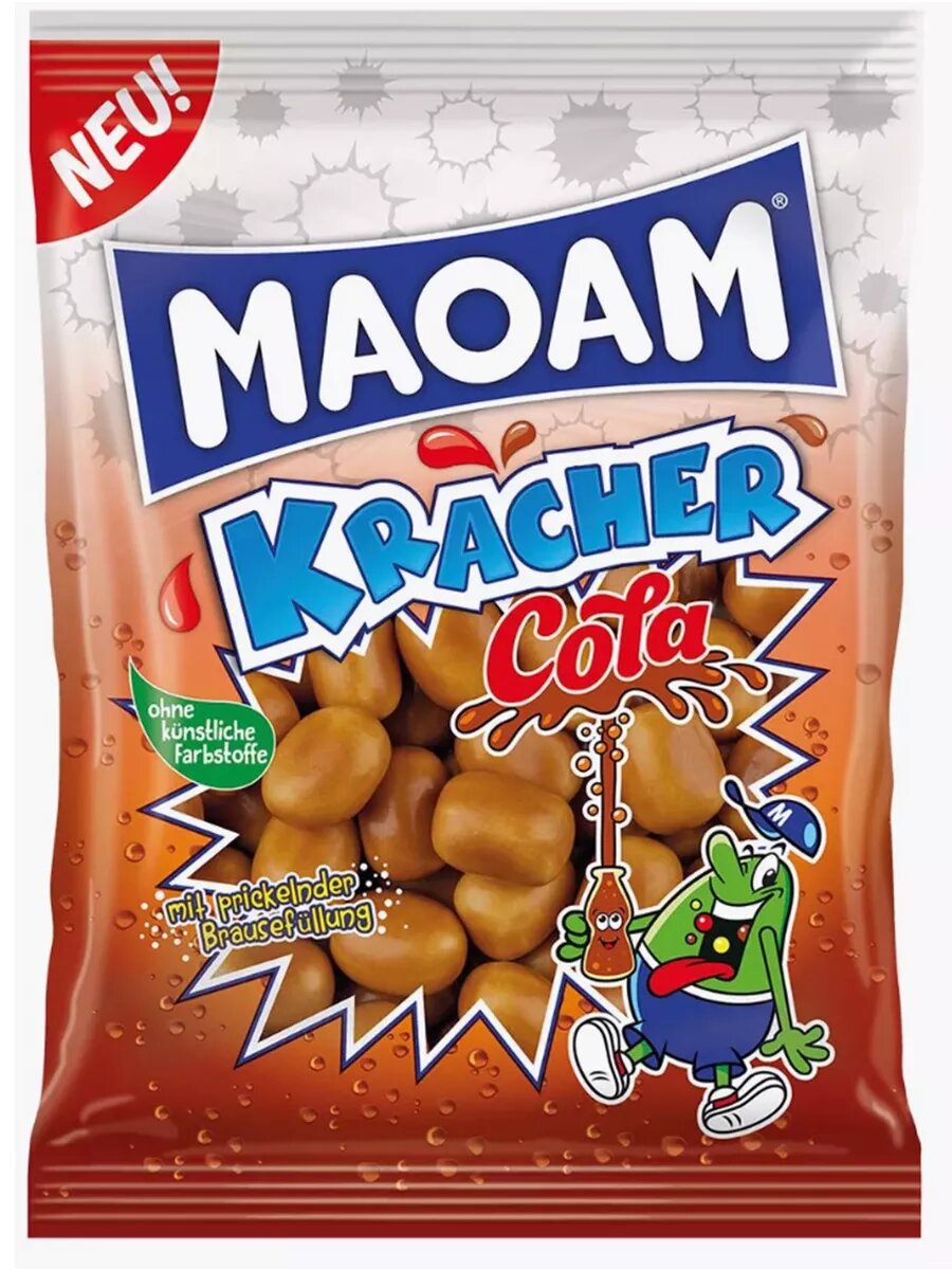Жевательные конфеты Haribo Maoam Kracher Cola / Маоам Кола, 200 гр. (Германия)