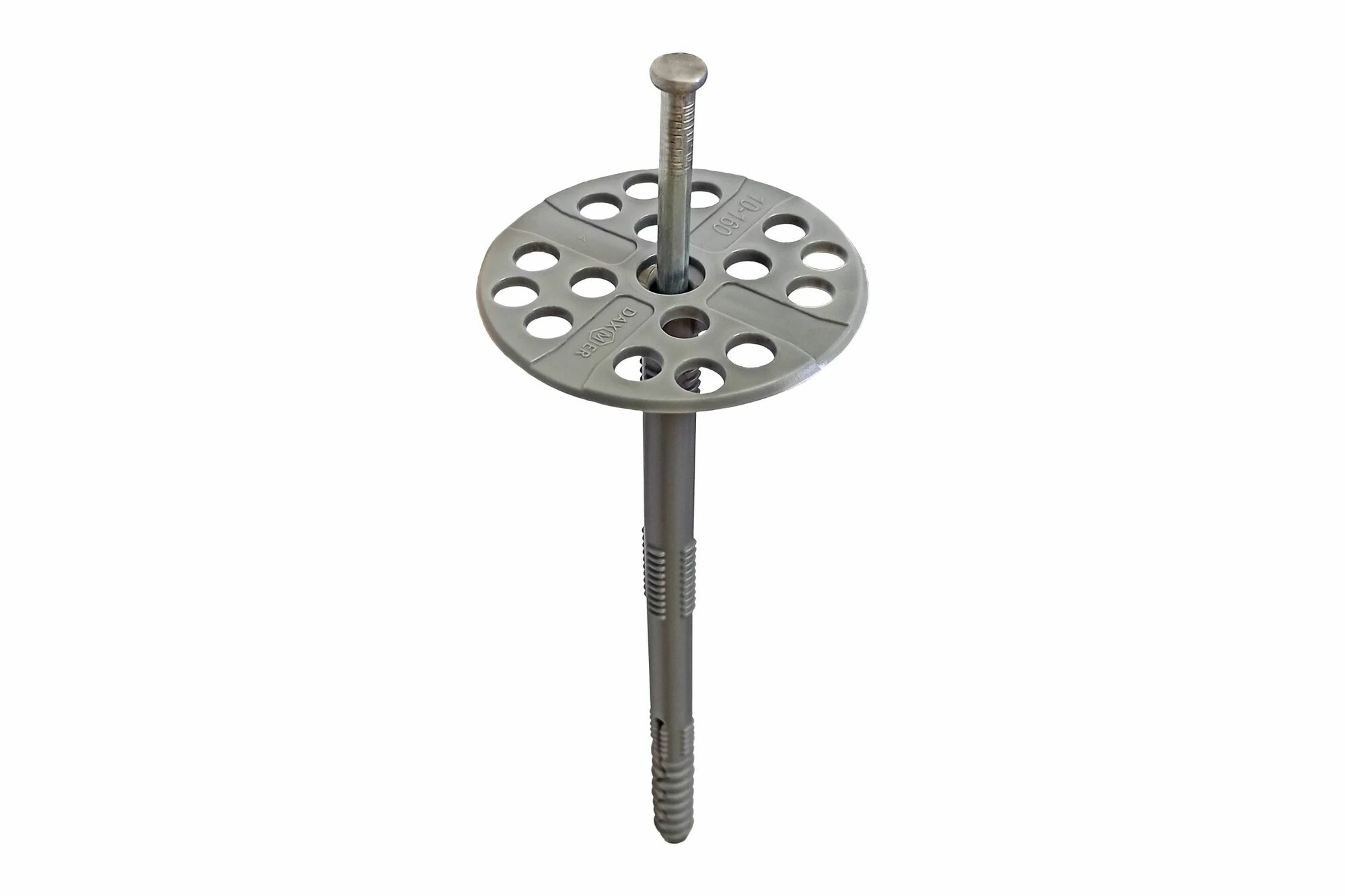 Дюбель для теплоизоляции 10х160 мм металлический гвоздь (90 шт)