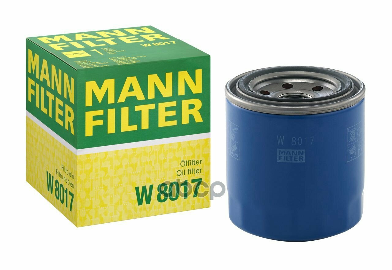 Фильтр масляный KIA CEED (2012>) MANN-FILTER арт. W8017