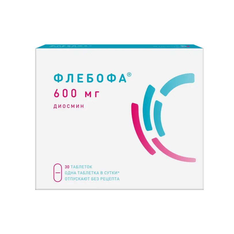 Флебофа таблетки 600 мг 30 шт