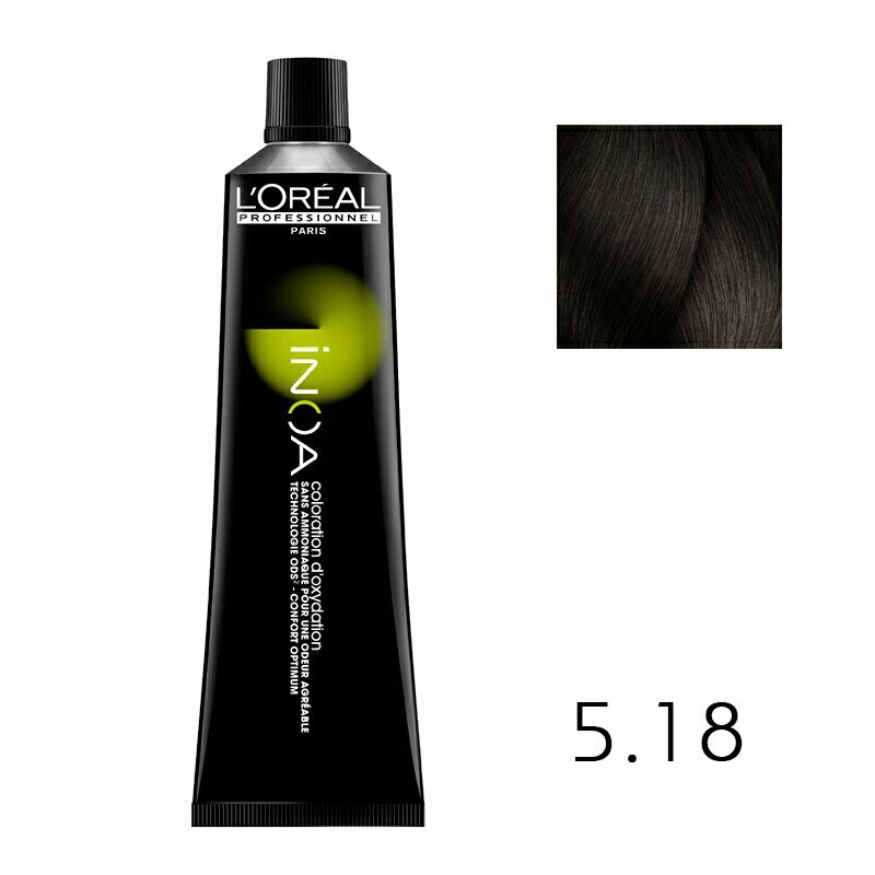 L'Oreal Professionnel Inoa Mochas 5.18 60GRM V049 Краска для волос Inoa 5.18 60 гр
