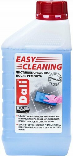 Чистящее Средство После Ремонта Dali Easy Cleaning 0.9л Концентрат, Универсальное.