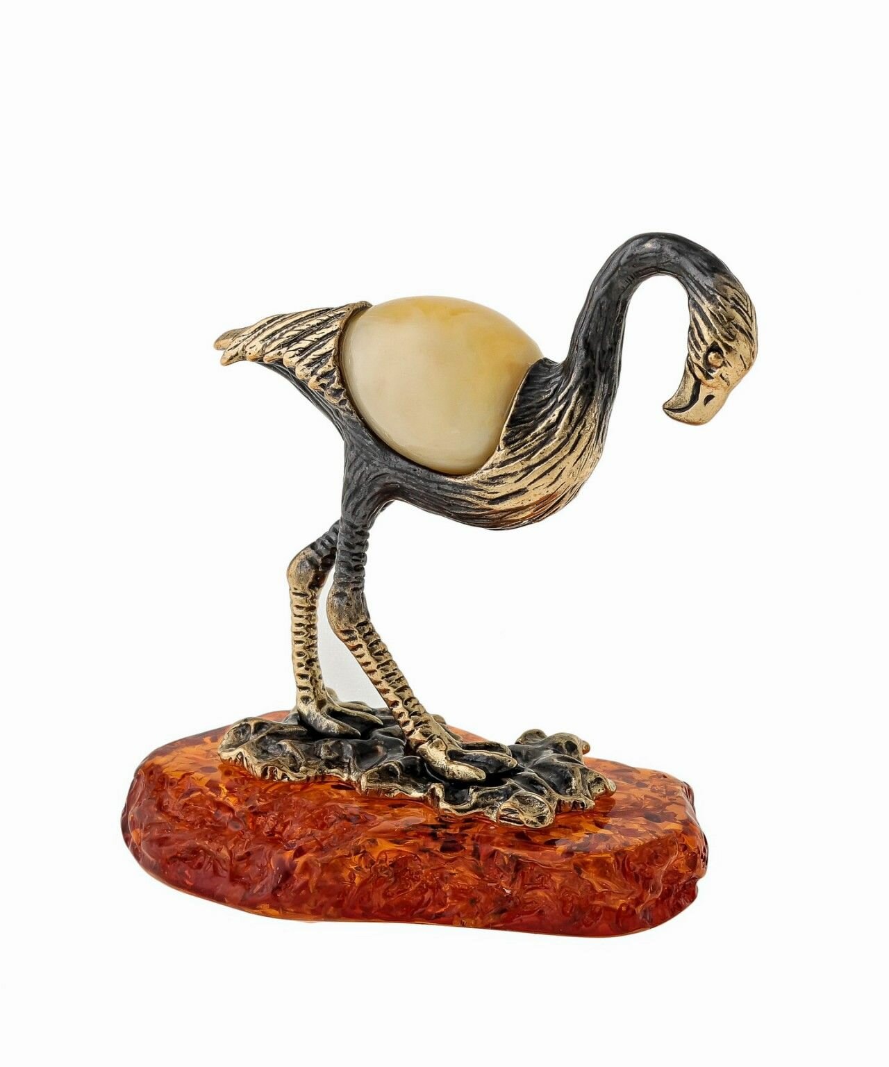 Статуэтка Птица Фламинго Мама 1540