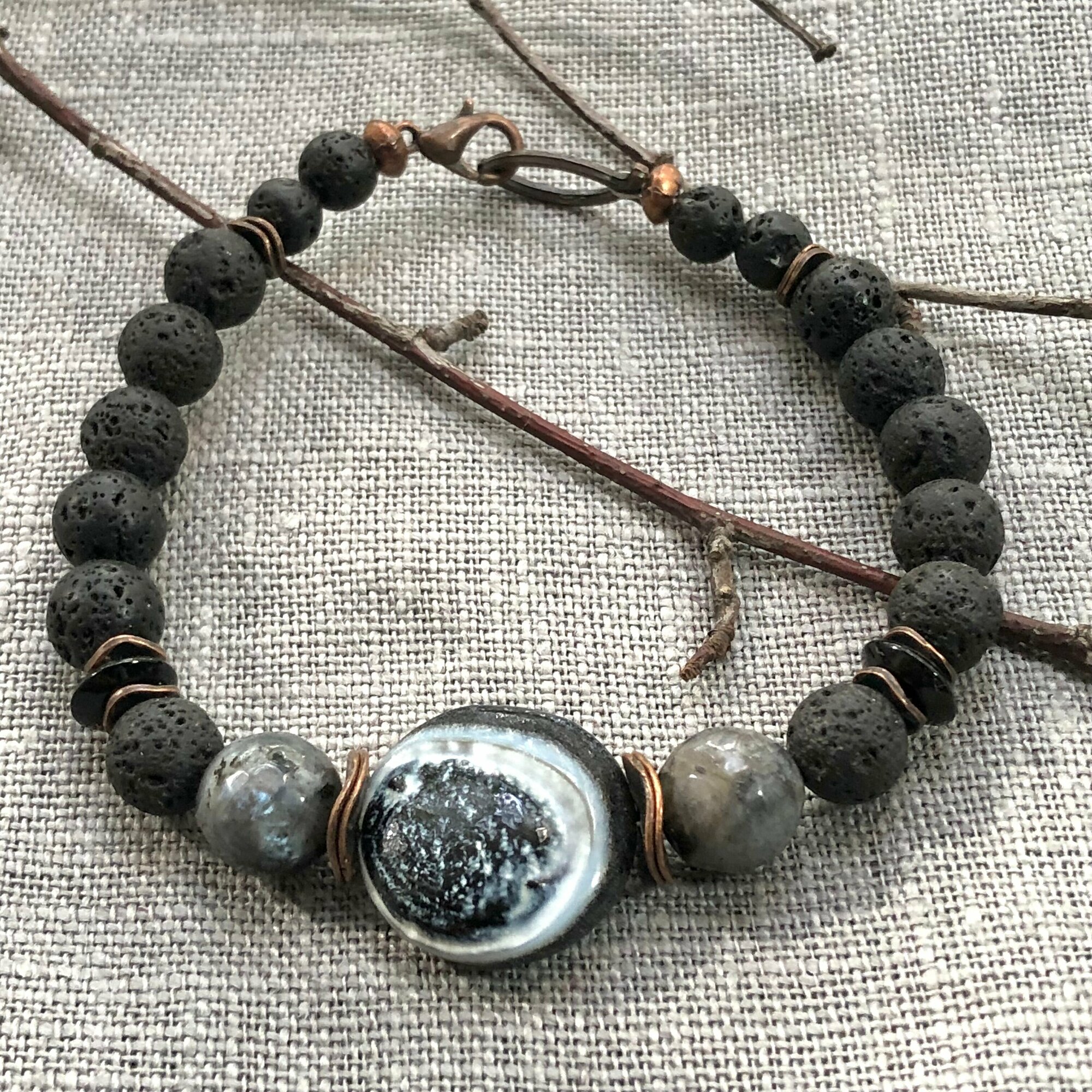 Браслет, агат