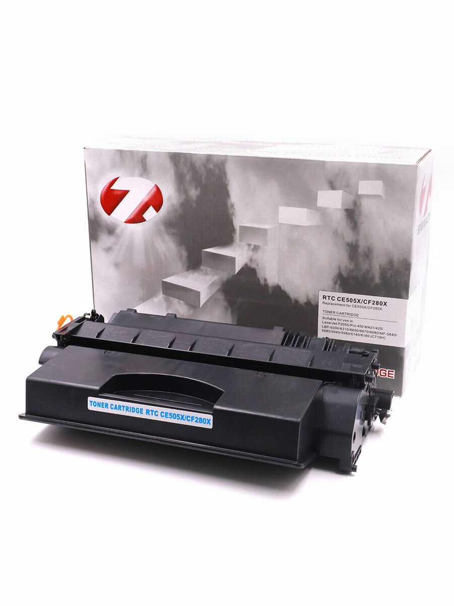 Картридж совместимый 7Q HP LJ CE505X / CF280X / Canon 719H/ 720/ C-EXV40 6900 страниц