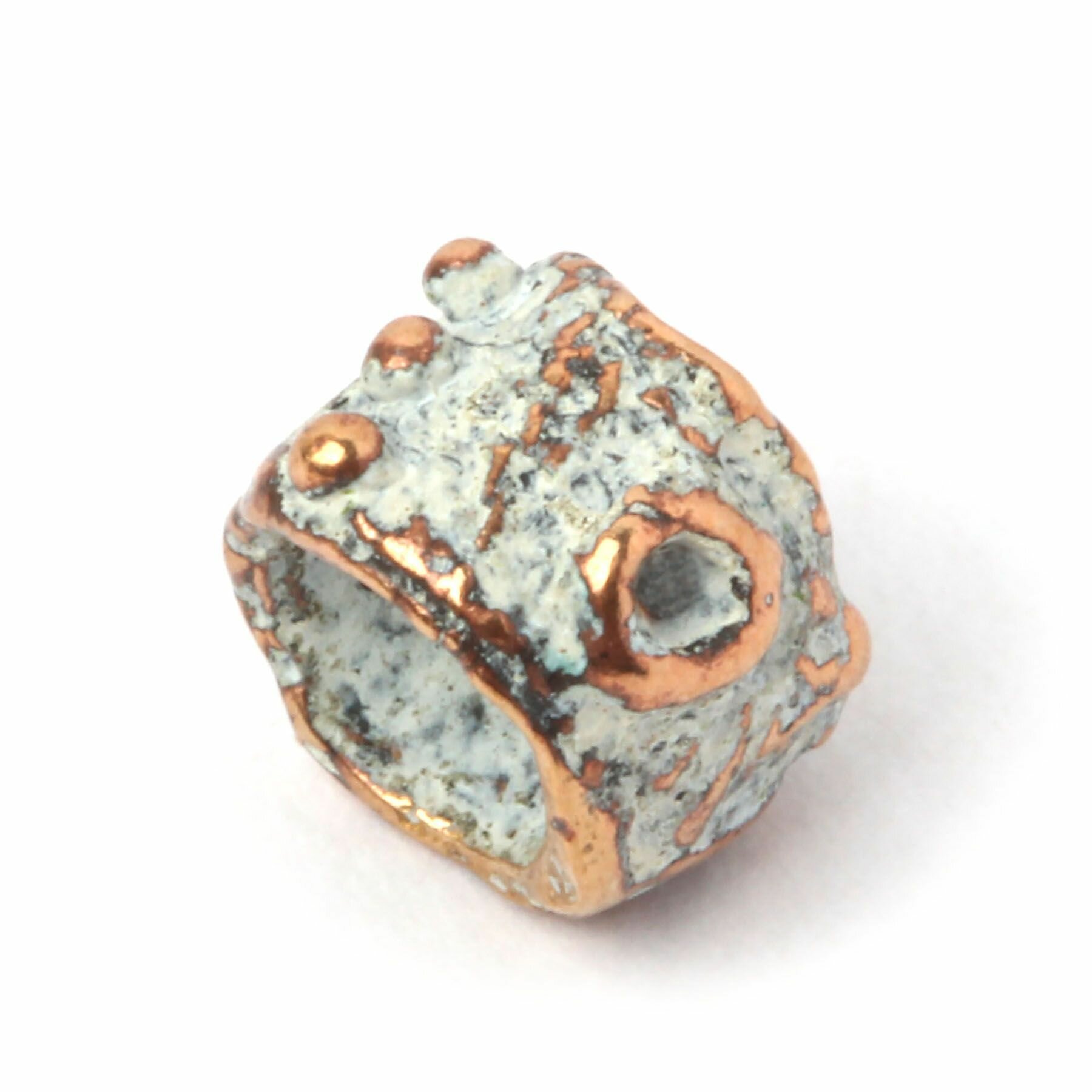 Набор бусин 6 штук, фурнитура для бижутерии Anna Bronze б1101(6) — фото 1