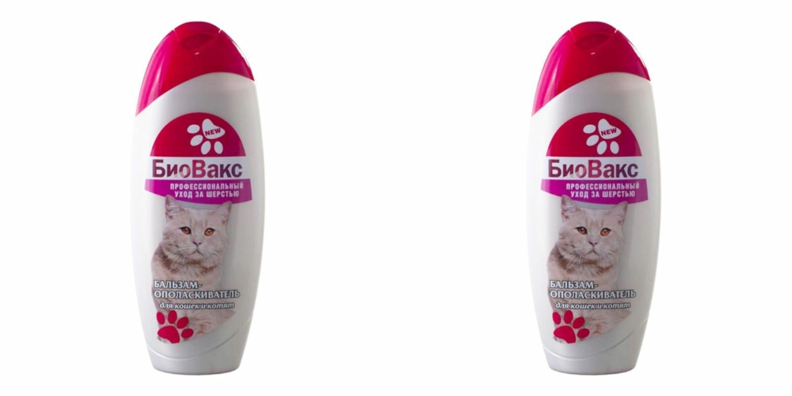 Биовакс Бальзам-ополаскиватель для кошек и котят, 300 мл, 2 шт
