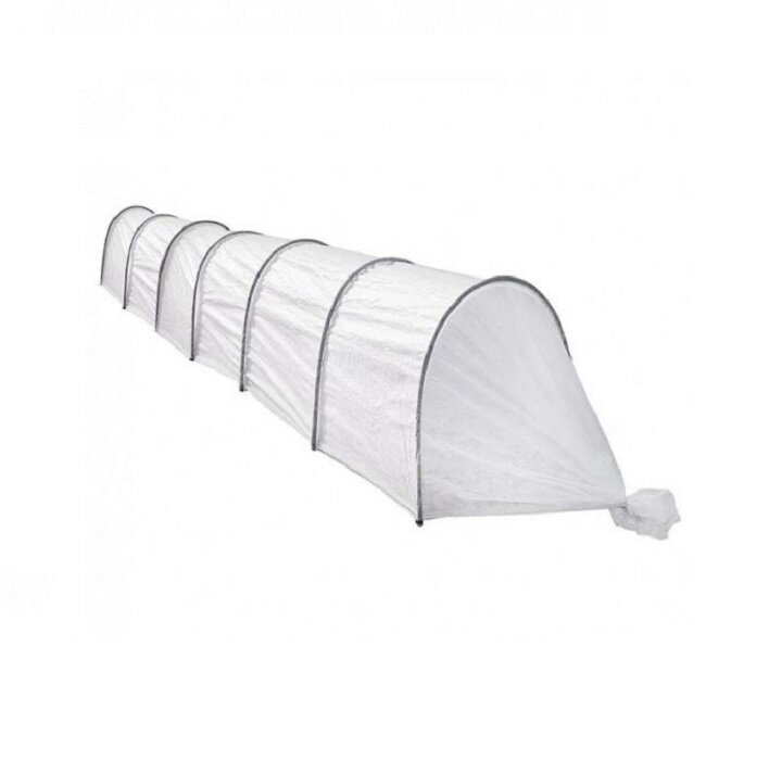 Парник "Дачник" 6 м с укрывным материалом 42 г/кв. м, дуга 2,5 м (подкова)