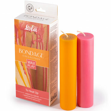 Lola Games Bondage Wax Play To Heat Up, 2 шт Набор из 2 свечей для БДСМ практик