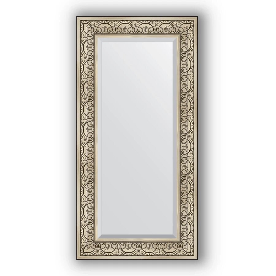 Зеркало 60x120 см барокко серебро Evoform Exclusive BY 3502