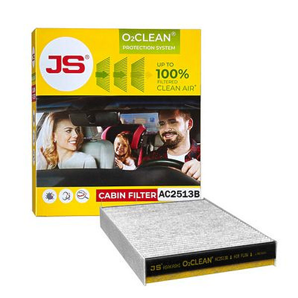 JS ASAKASHI AC2513B фильтр салона Nissan (Ниссан) qashqai 2014 = серия o2 clean