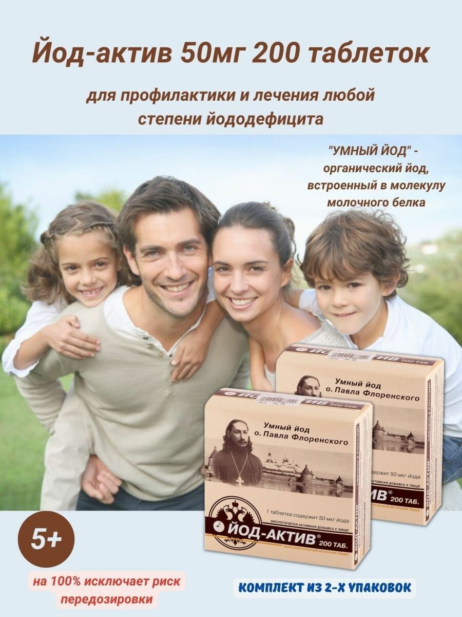 Йод-актив N200 0,25г