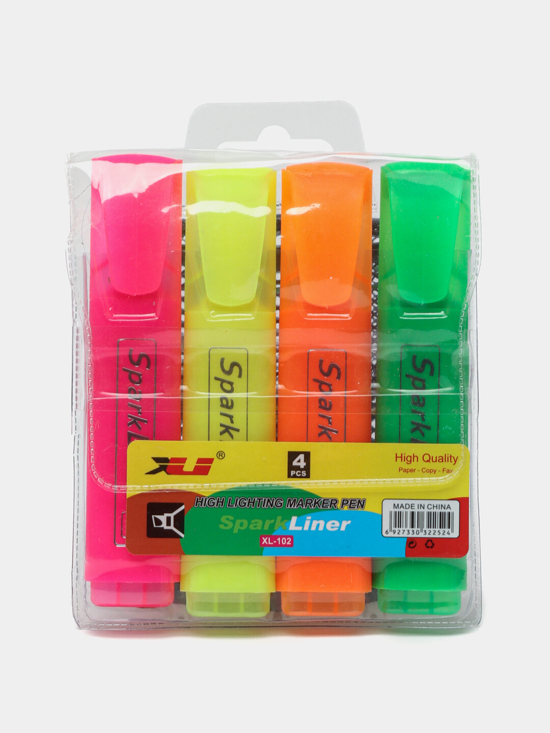 Набор маркеров, текстовыделителей 4 Цвета