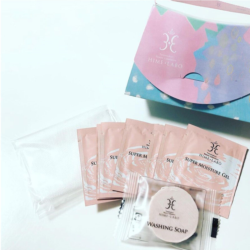 Подарочный набор косметики для лица на основе термальной воды Tamatsukuri Beauty Laboratory Hime Labo Bag, 2 продукта