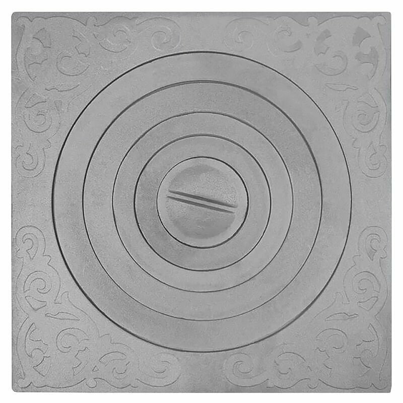 Плита печная под казан П1-5А 512х512 мм с конфоркой